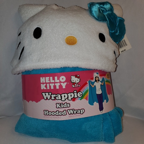 Hello Kitty | Other | Hello Kitty Wrappie Kids Hooded Wrap Nwt | Poshmark
